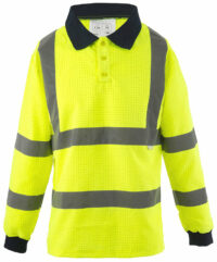 Flame Retardant & Anti-Static Sleeved Polo Shirts • PPE Clothing