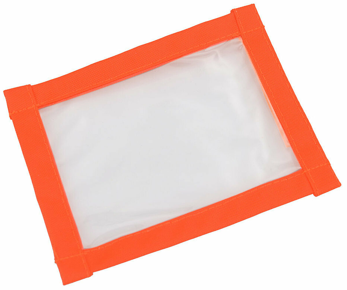 Orange Trim ID Pocket • Safety Workwear • PPE Delivered Ltd