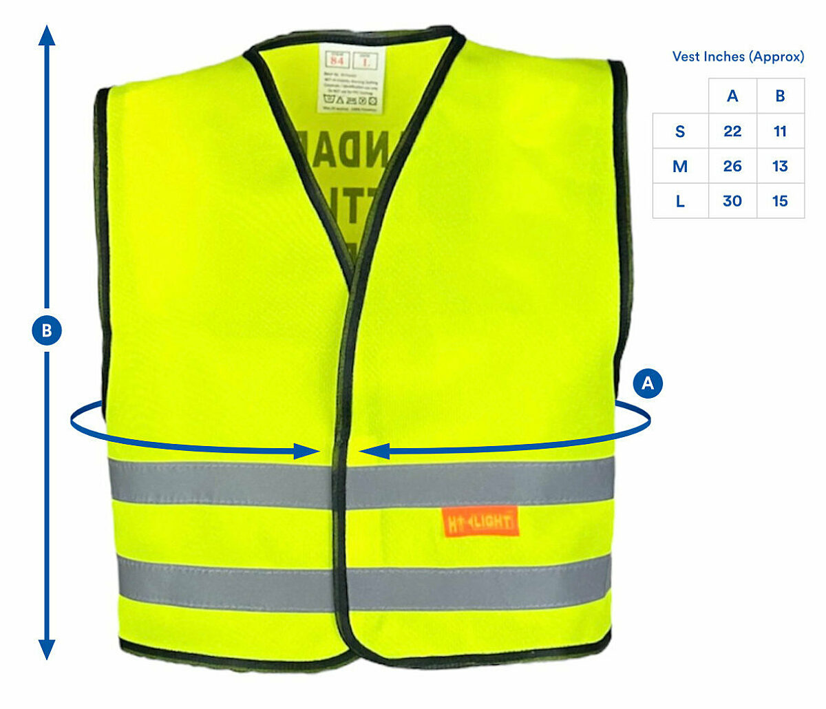 “Grandad’s Little Helper” Yellow Infant Hi Vis Vest