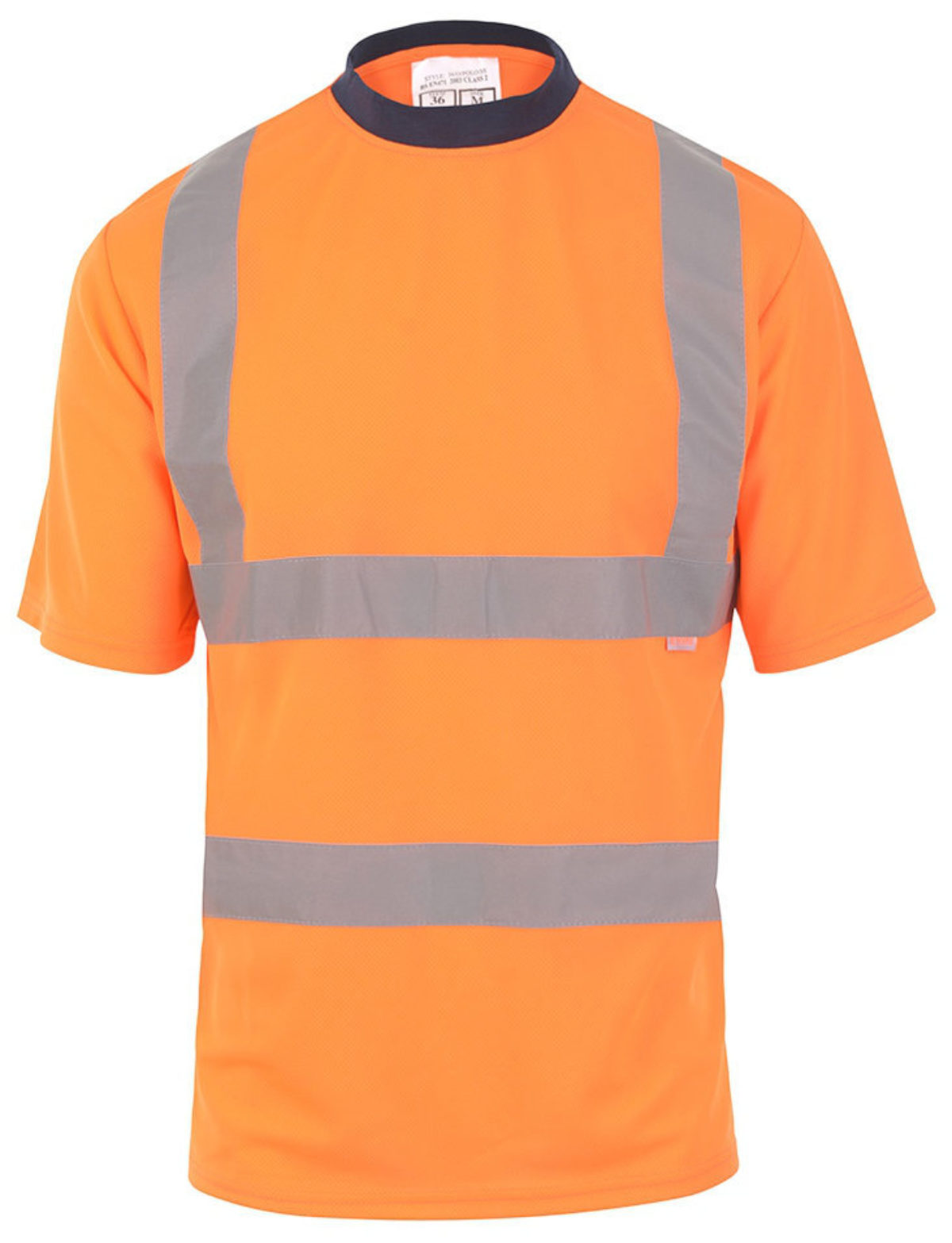 Orange & Navy Polo Shirt • Safety Workwear • PPE Delivered