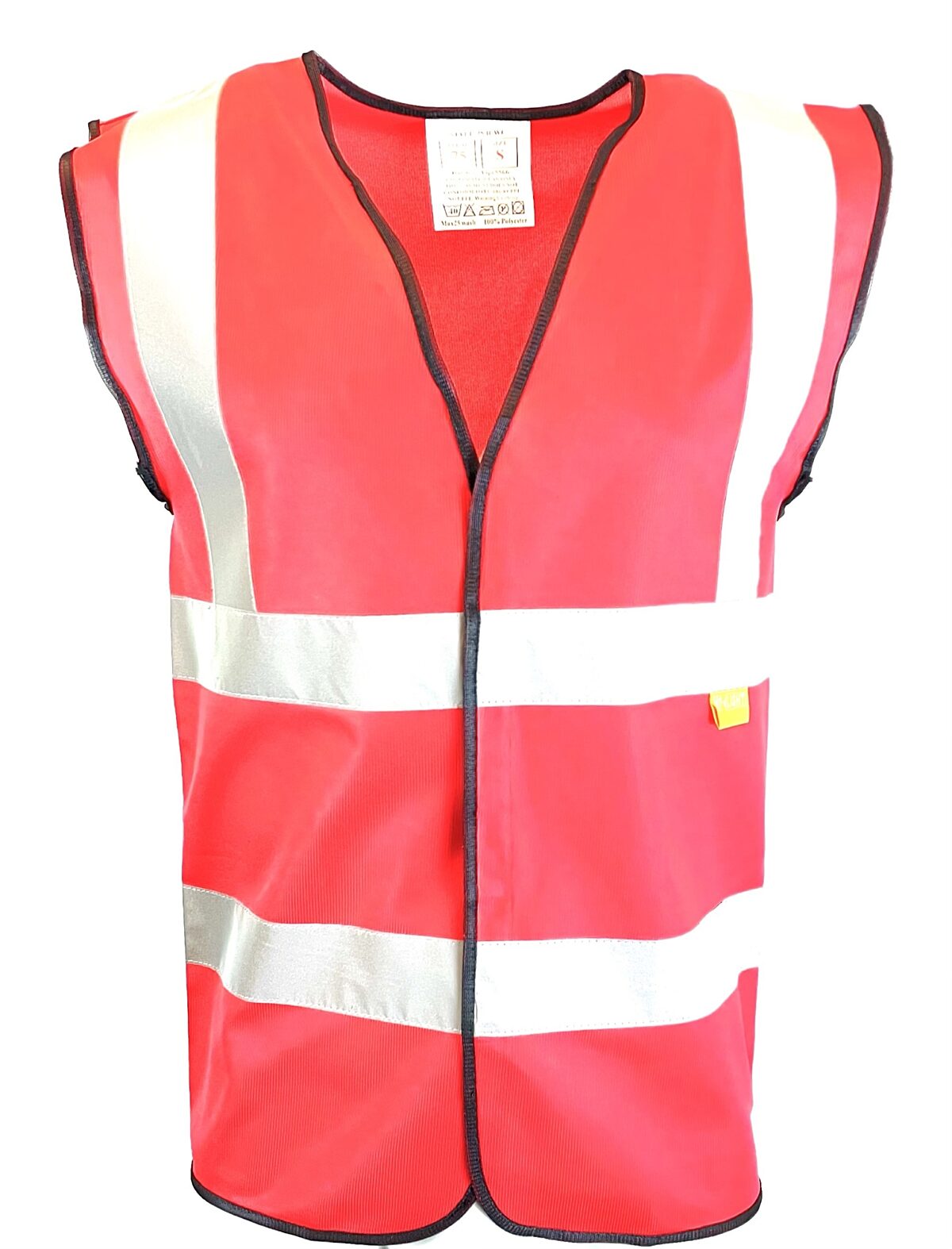 Red Hi Vis Vest • Safety Vests • PPE Delivered Ltd