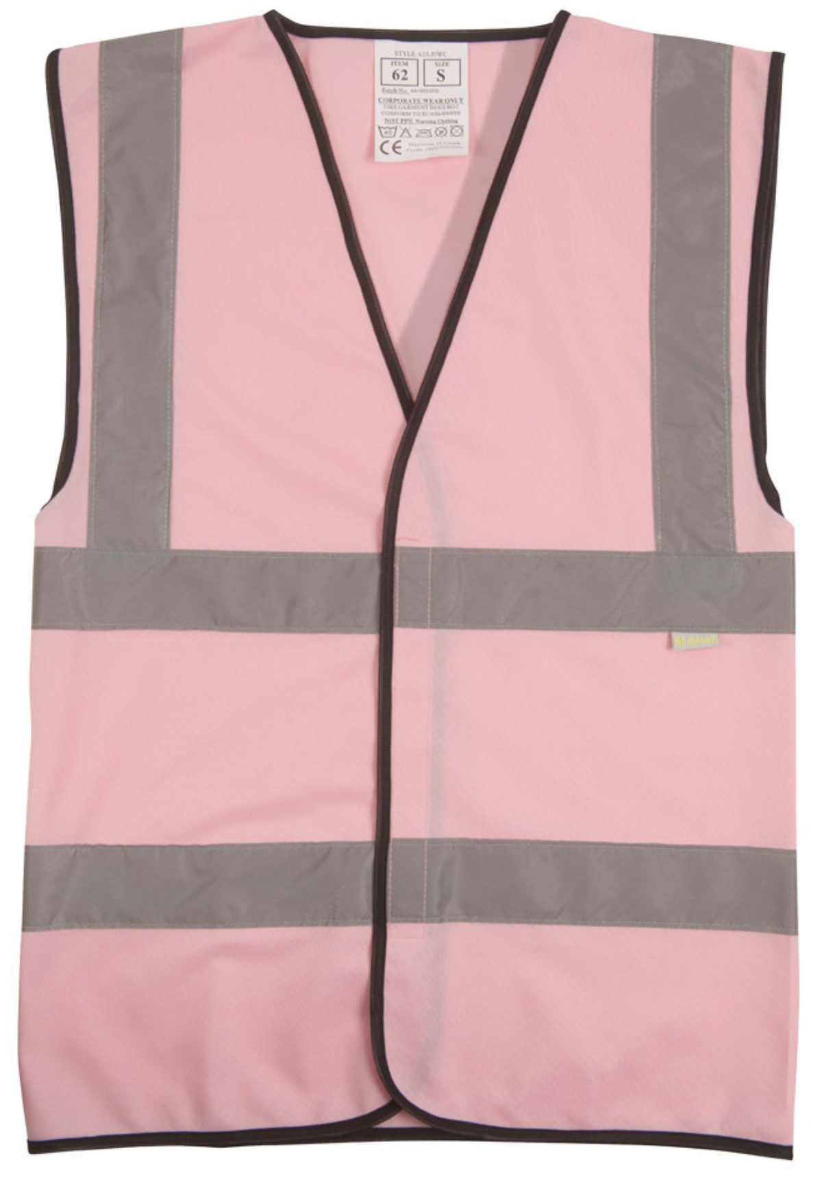 Light Pink Hi Vis Vest • Safety Vest • PPE Delivered