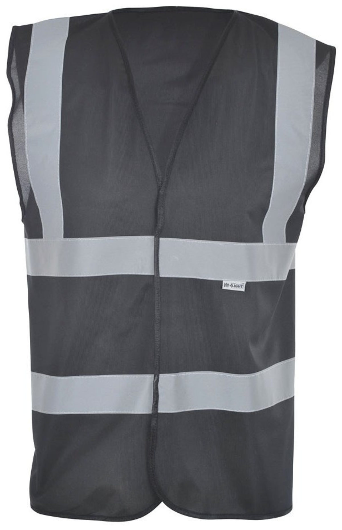 Black Hi Vis Vest • Safety Vest • PPE Delivered
