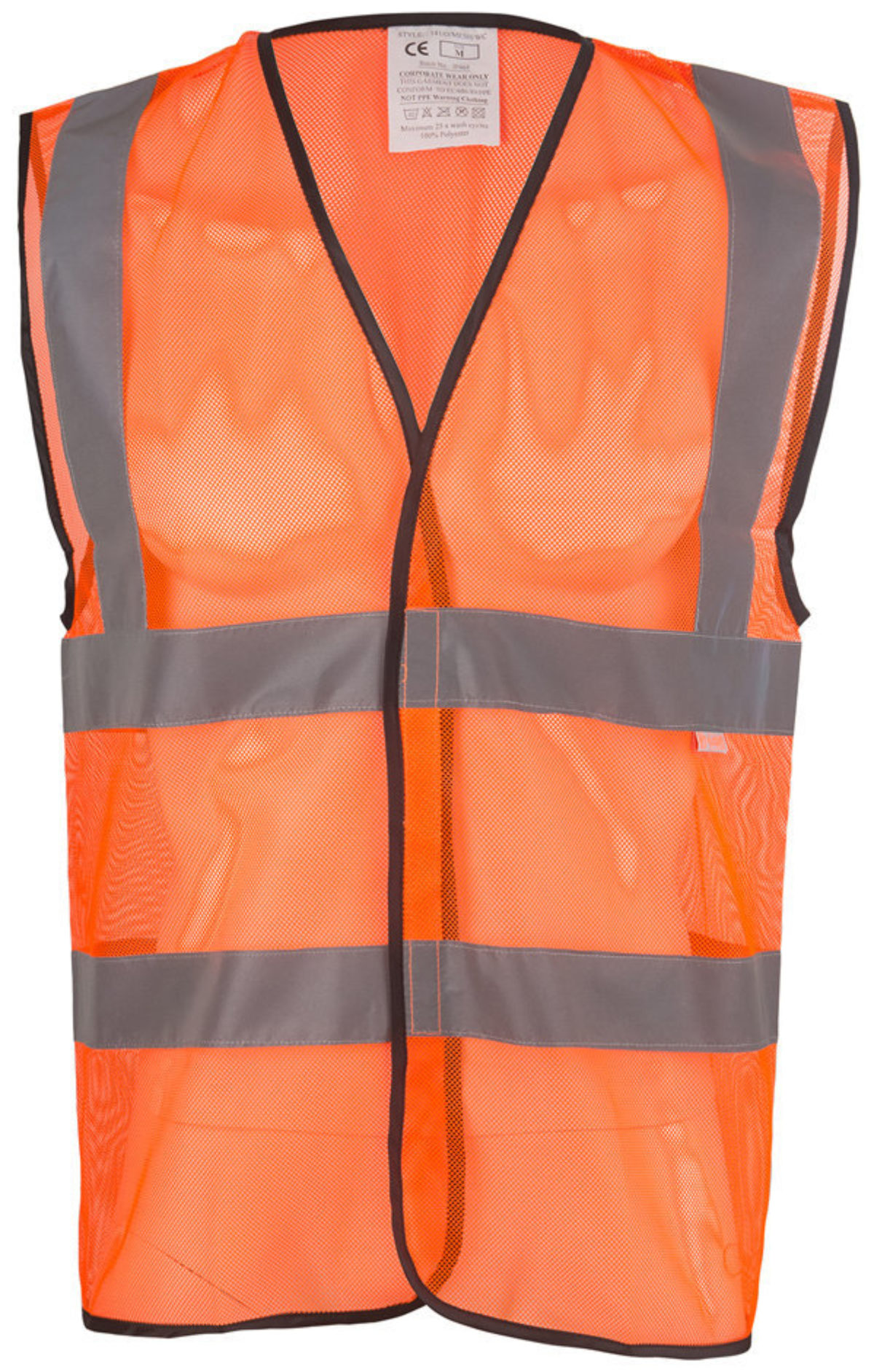 Orange Open Mesh Hi Vis Vest • Safety Vest • PPE Delivered