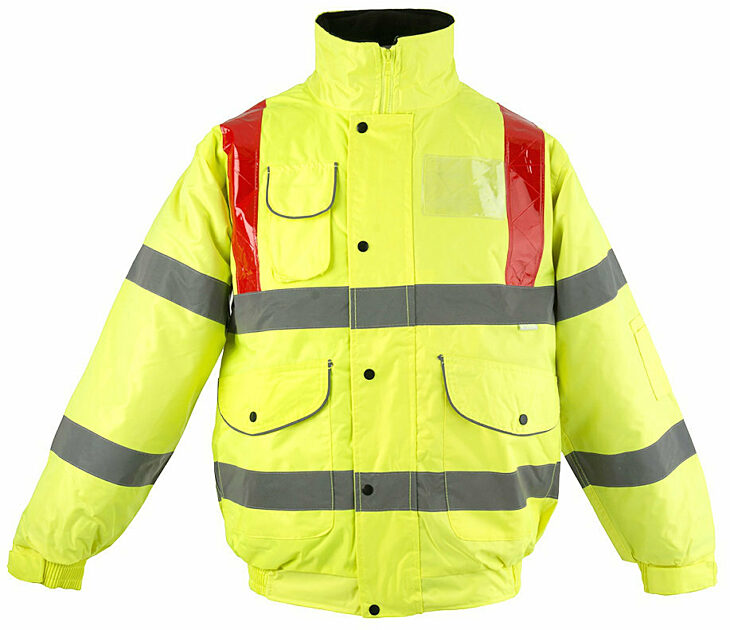Red Brace Bomber Jacket (EN20471) – PPE Delivered Ltd