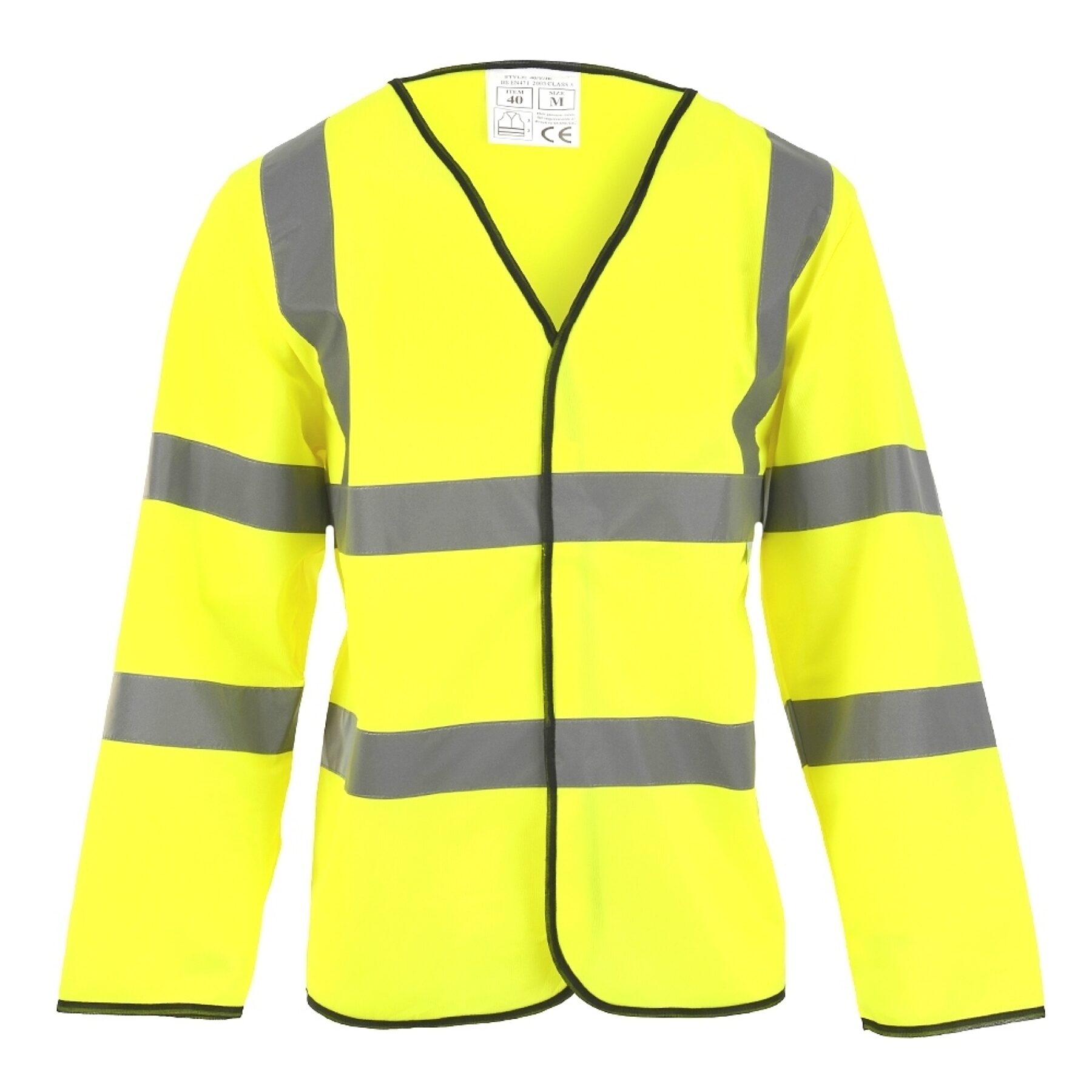 Yellow Hi Vis Jacket EN20471 • Safety Jacket • PPE Delivered