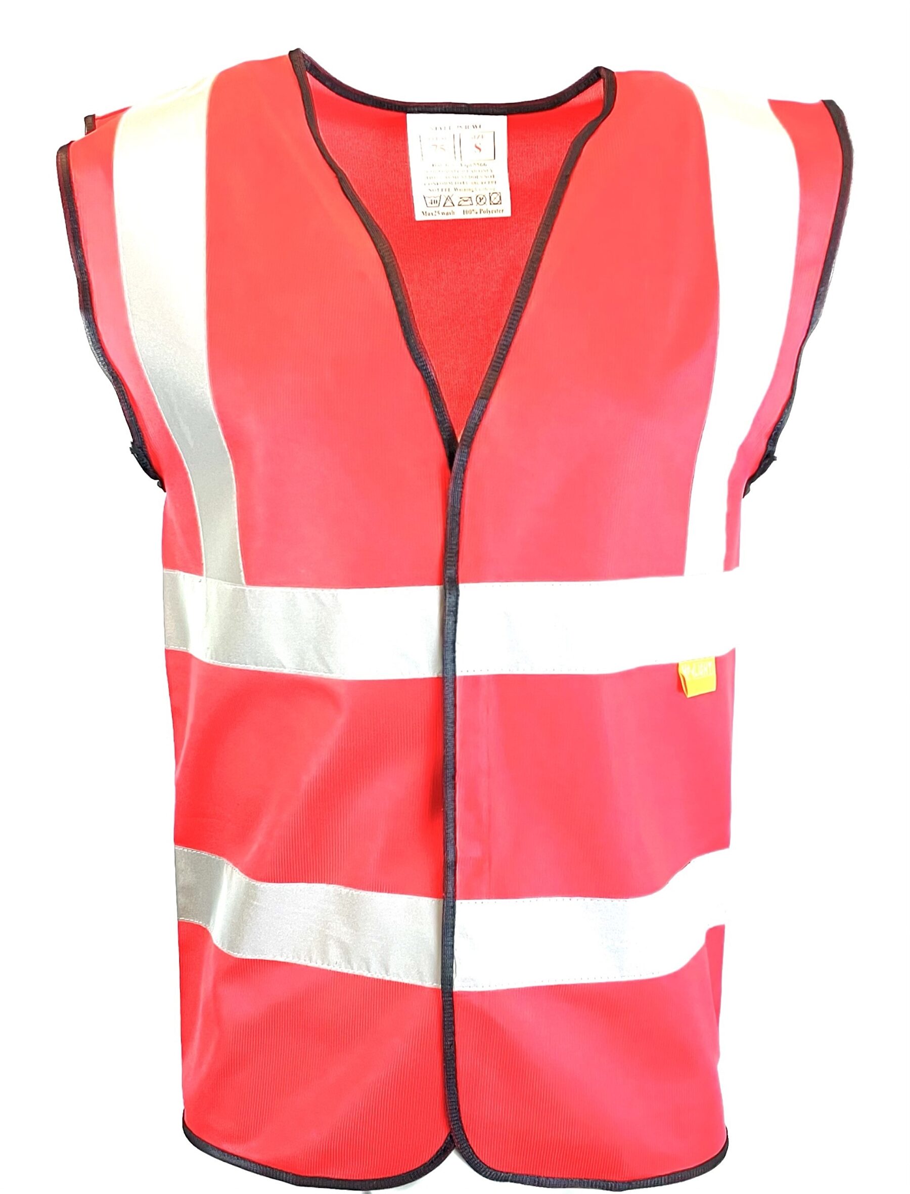 Red Hi Vis Vest • Safety Vests • PPE Delivered Ltd