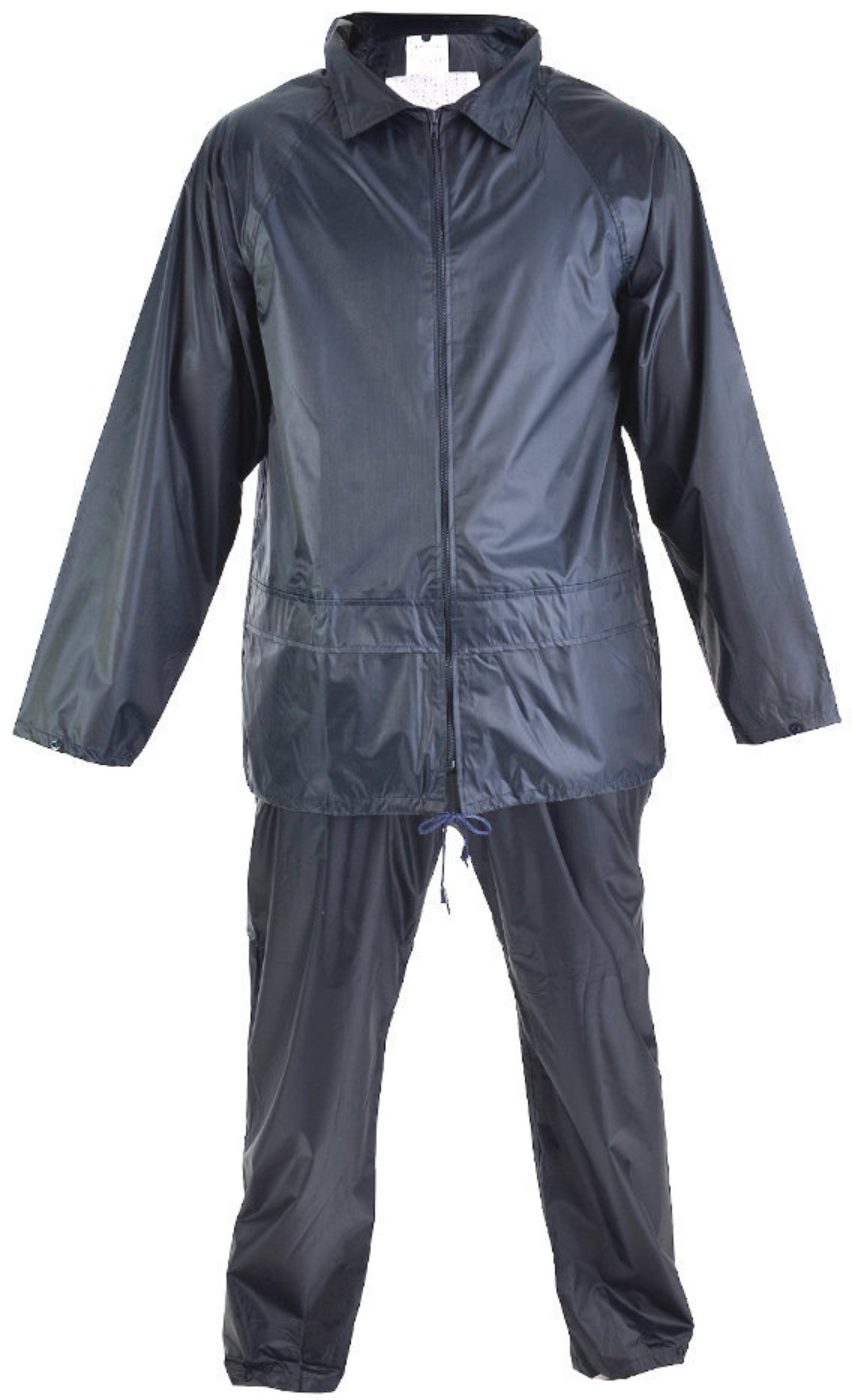 Navy Polyester Rain Suit 170T • Wet Weather Gear • PPE Delivered