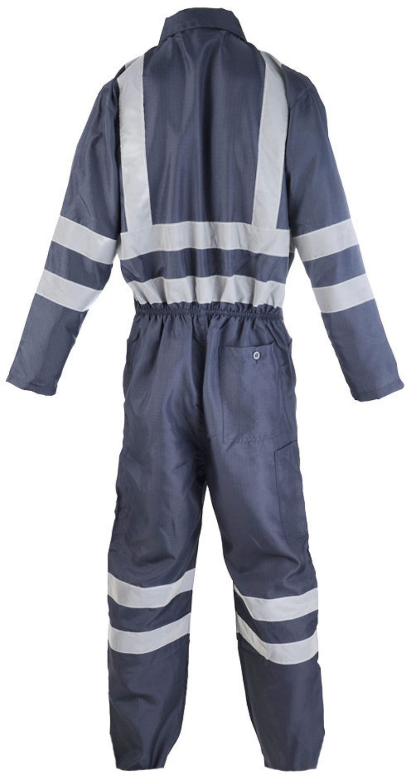 Navy Coverall (Flame Retardant & Antistatic) – PPE Delivered Ltd