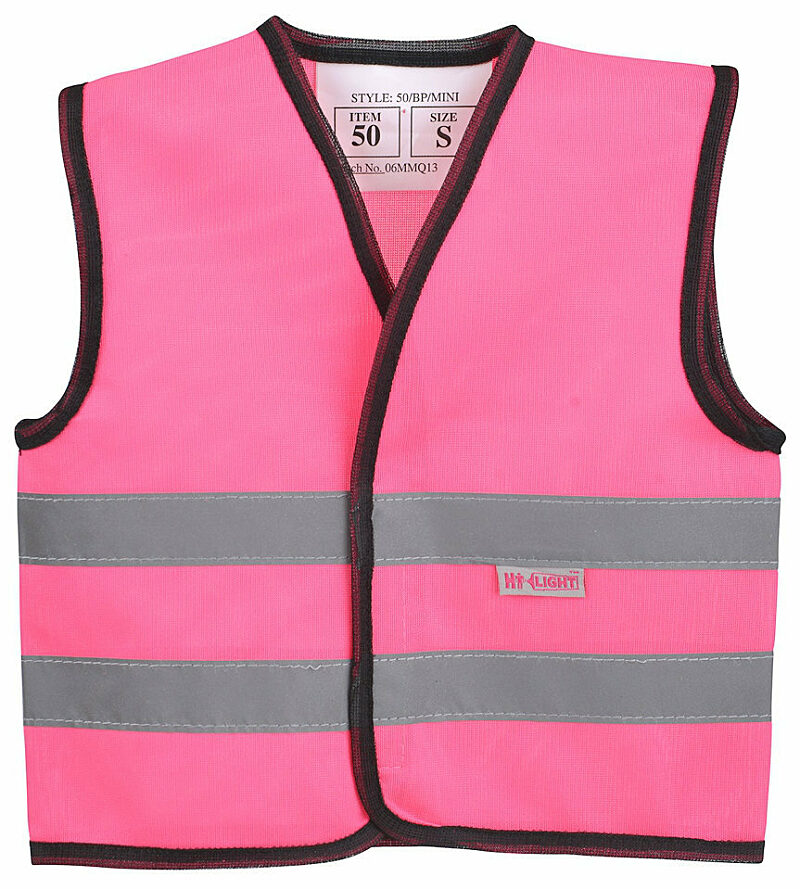 Fuchsia Pink Infant Hi Vis Vest • Infant PPE • PPE Delivered